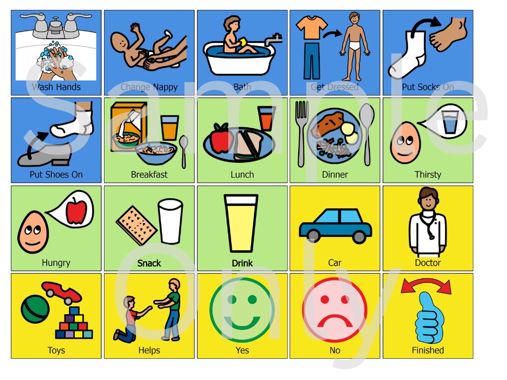 Communication Board – T&T Visual Supports