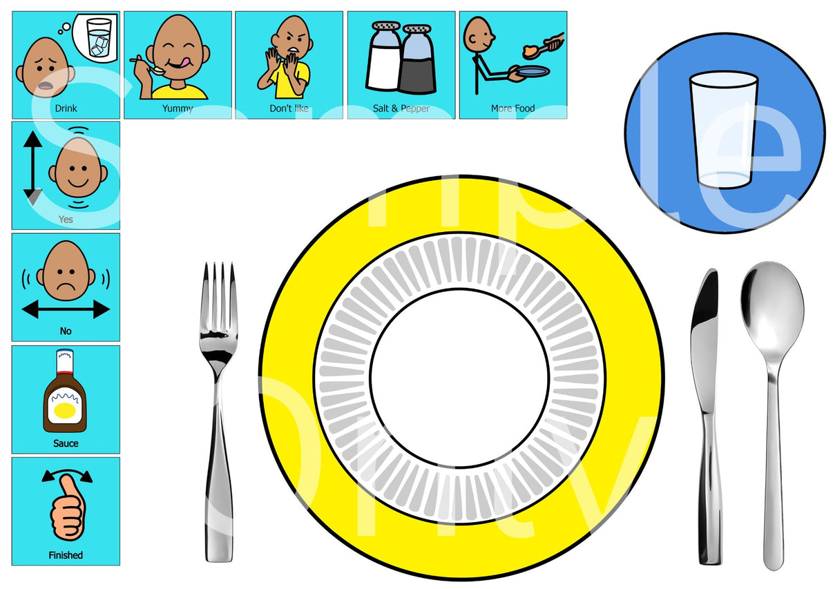 A3 Placemat - Laminated – T&T Visual Supports