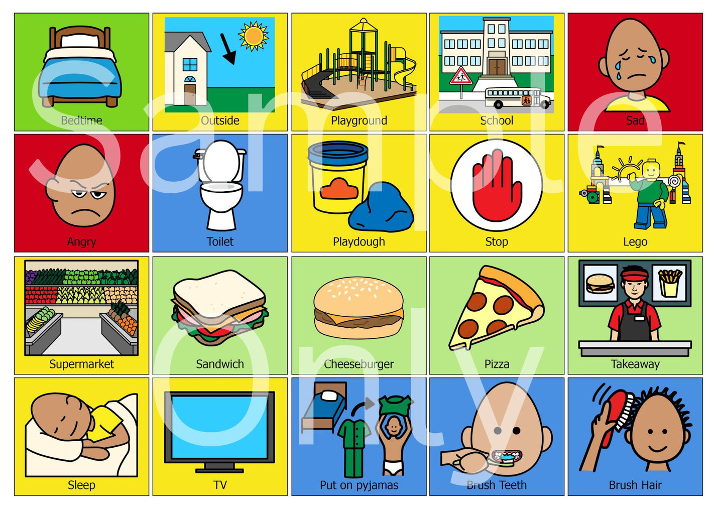 Communication Board – T&T Visual Supports