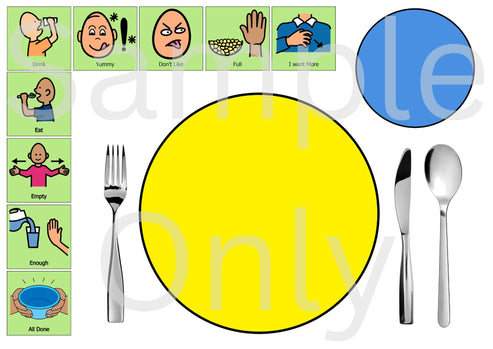 A3 Placemat - Laminated – T&T Visual Supports