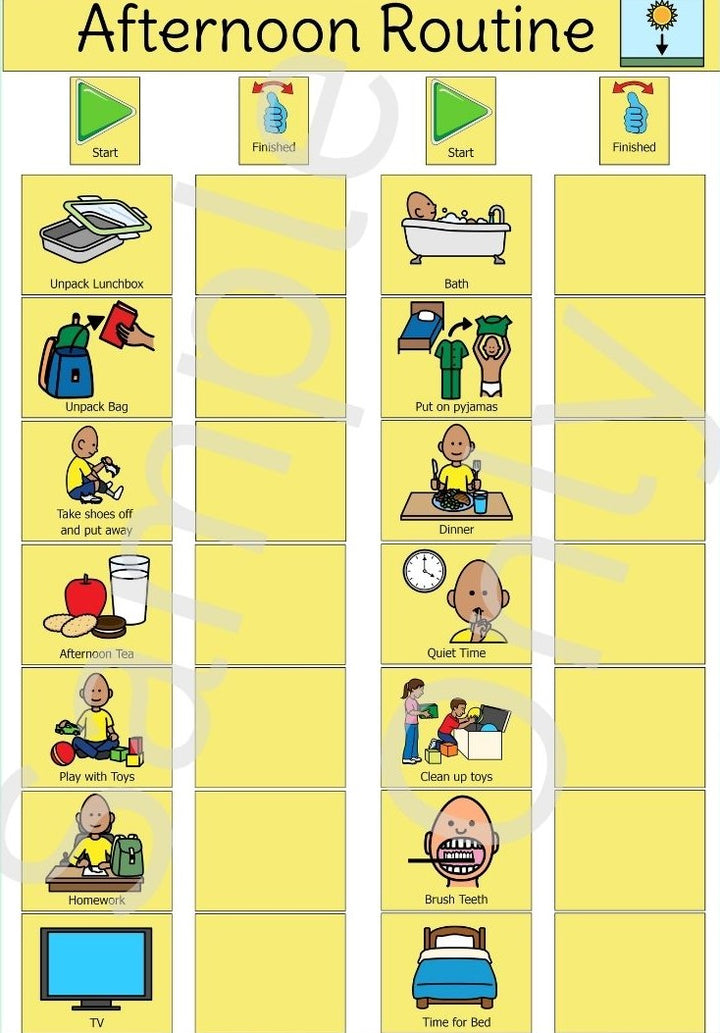 Routines – T&T Visual Supports