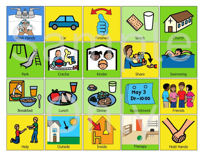 Communication Board – T&T Visual Supports