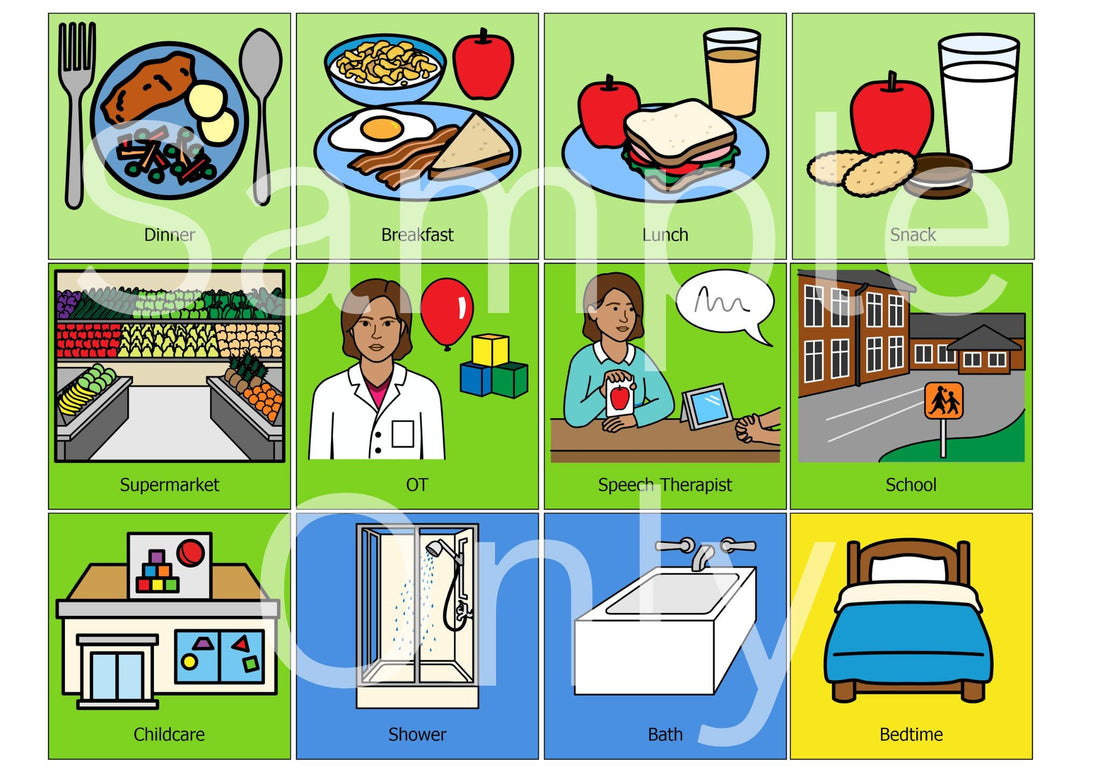A4 First and Then Bundle with Velcro – T&T Visual Supports