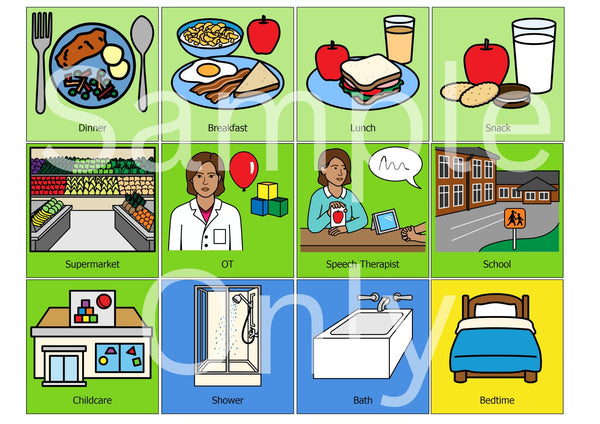 A4 First and Then Bundle with Velcro – T&T Visual Supports