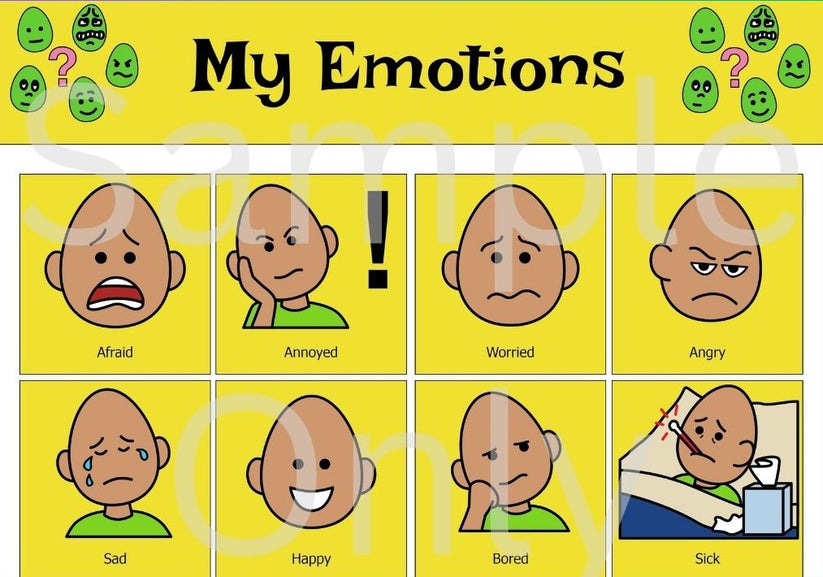My Emotions – T&T Visual Supports