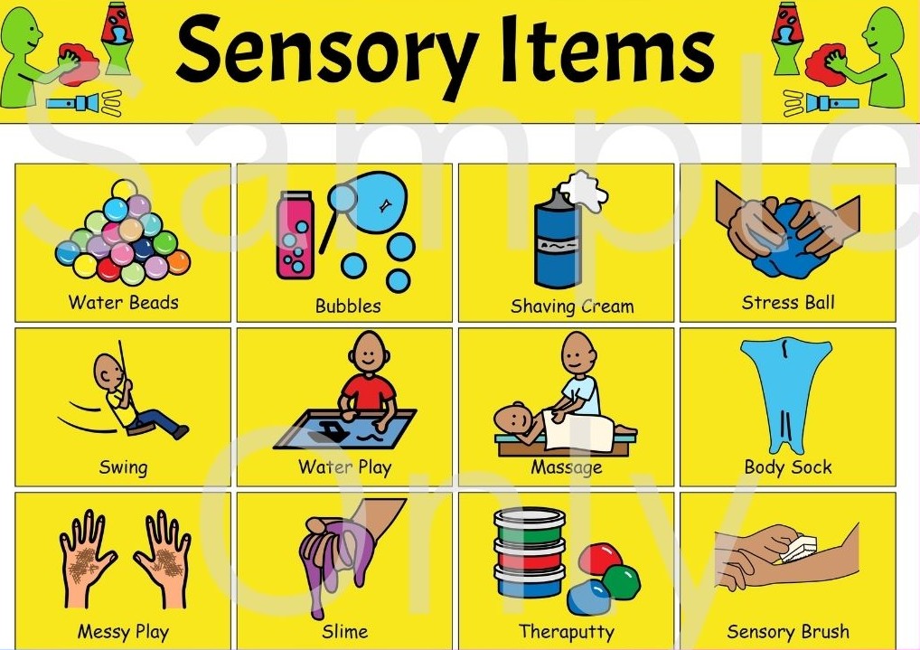 Sensory Items – T&T Visual Supports