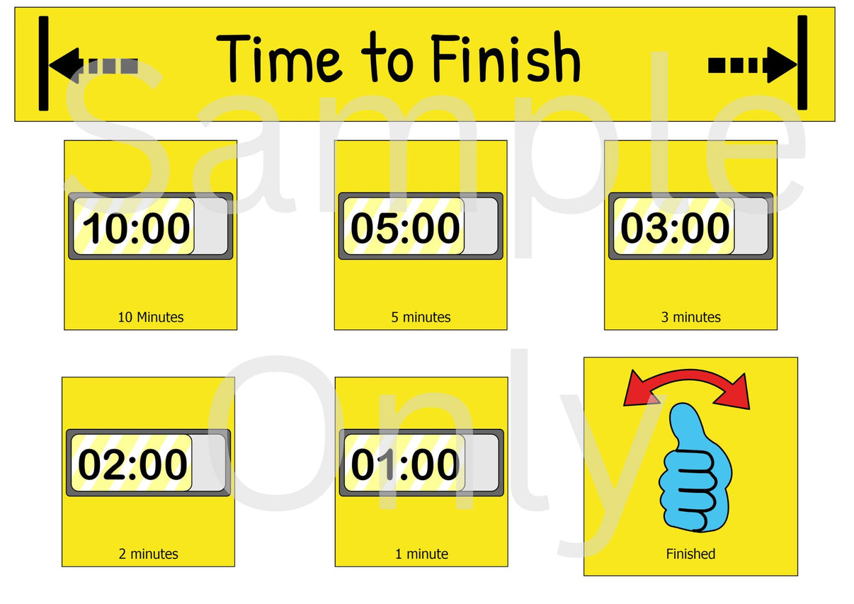 Time to Finish – T&T Visual Supports